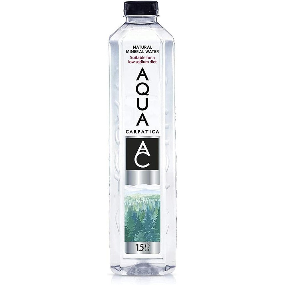 AQUA Carpatica Still Natural Mineral Water 1.5L PET Sodium Free - 6 Pa