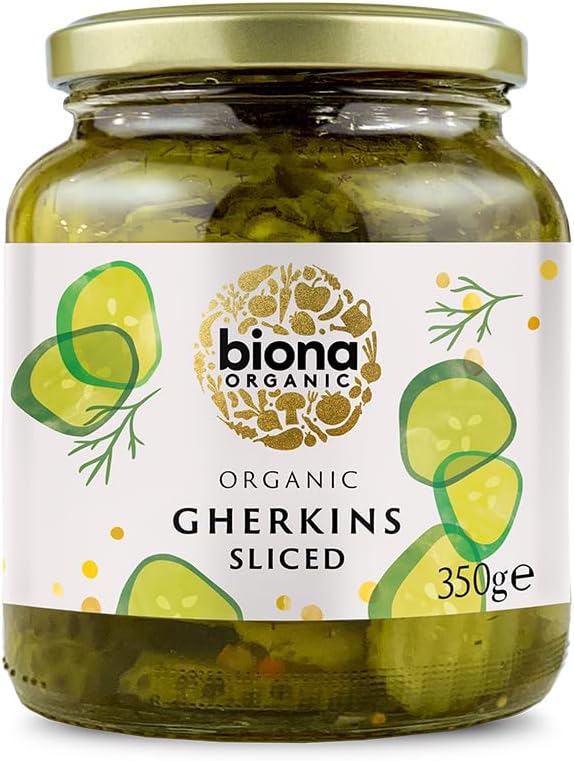 Biona Organic Gherkin Slices 350g - 6 Pack