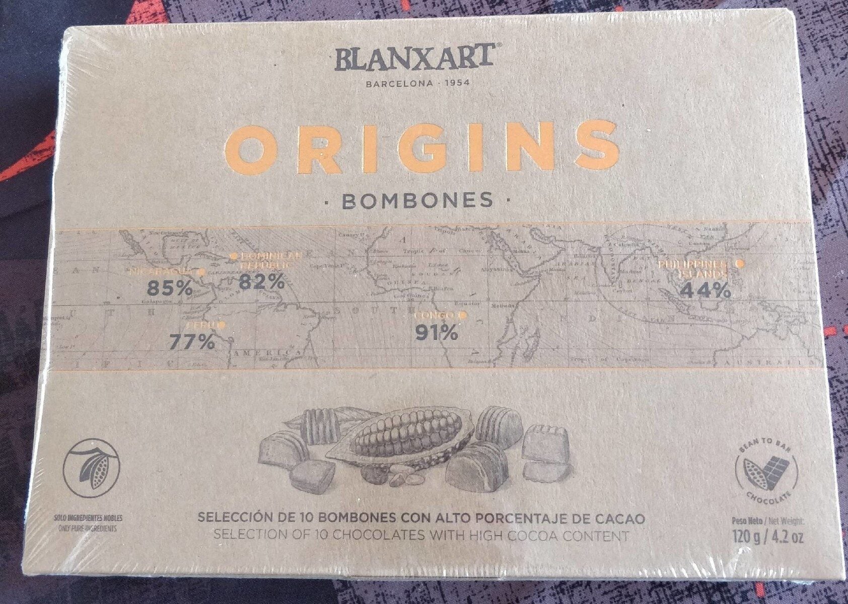 Blanxart Premium Single Origin Chocolate Bon Bons 118g