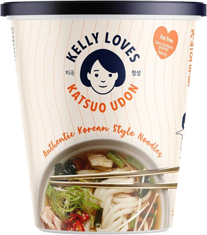 Kelly Loves Katsuo Udon 186g - 12 Pack