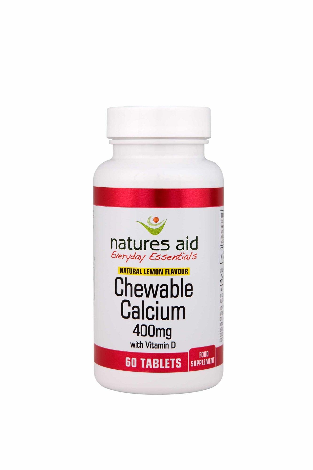 Calcium (Chewable) 400mg (with Vitamin D3) 60 Tabs