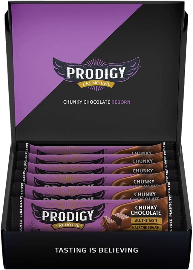 Prodigy Snacks Chunky Chocolate Bar 35g - 15 Pack